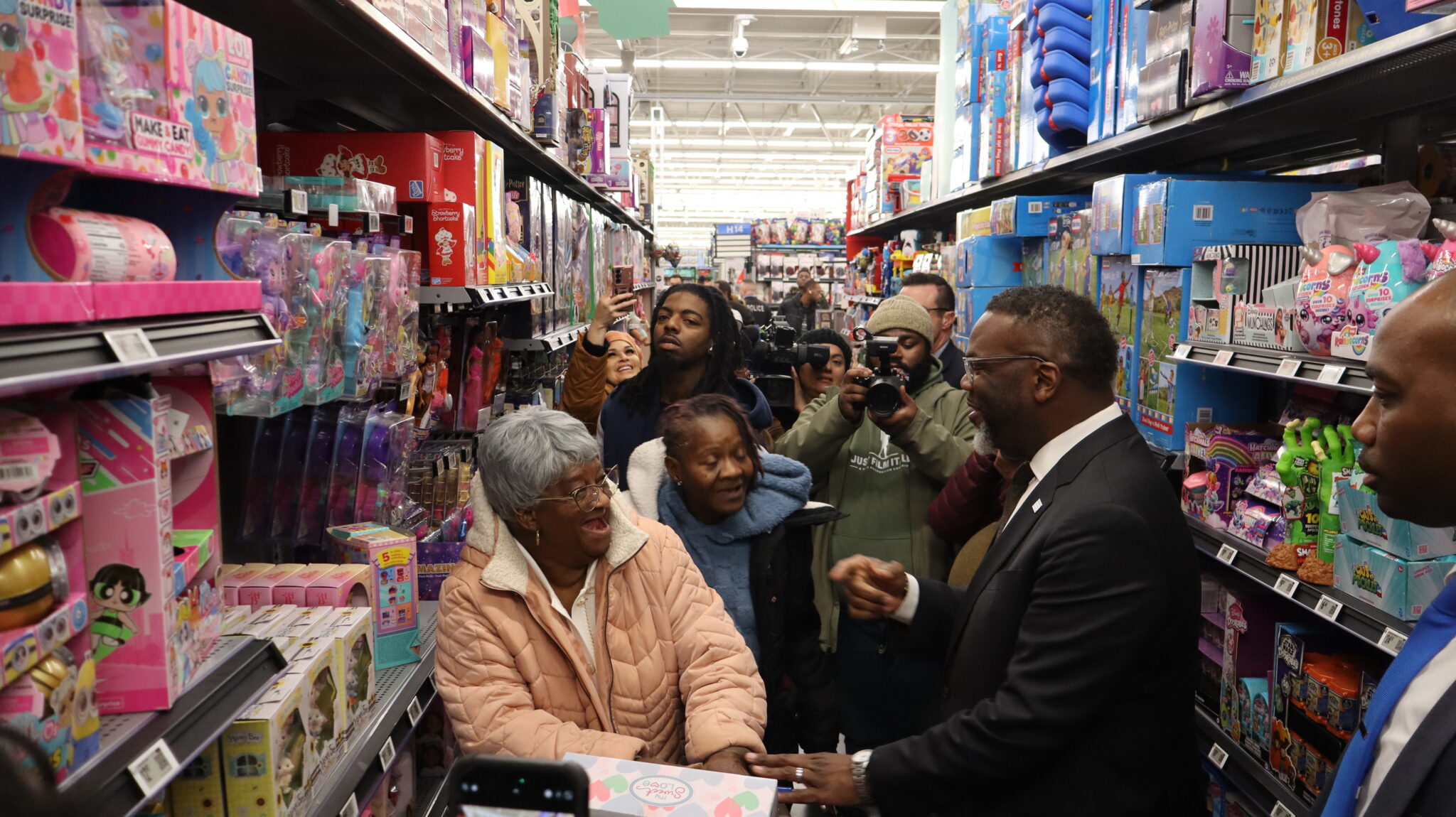 Mayor Brandon Johnson Joins Families for Holiday Shopping at Pullman ...